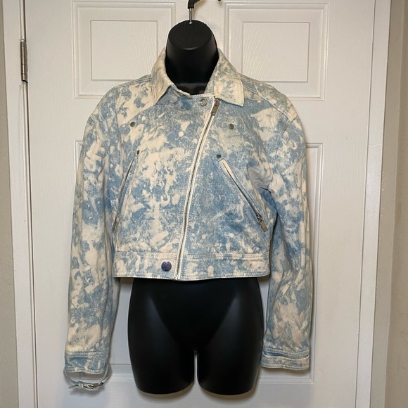 Frilly (Saltt) | Jackets & Coats | Bleached Denim Contemporary Cool ...